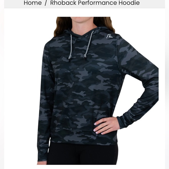Rhoback | Tops | Rhoback Women The Stepup Hoodie Camo Performance Long ...